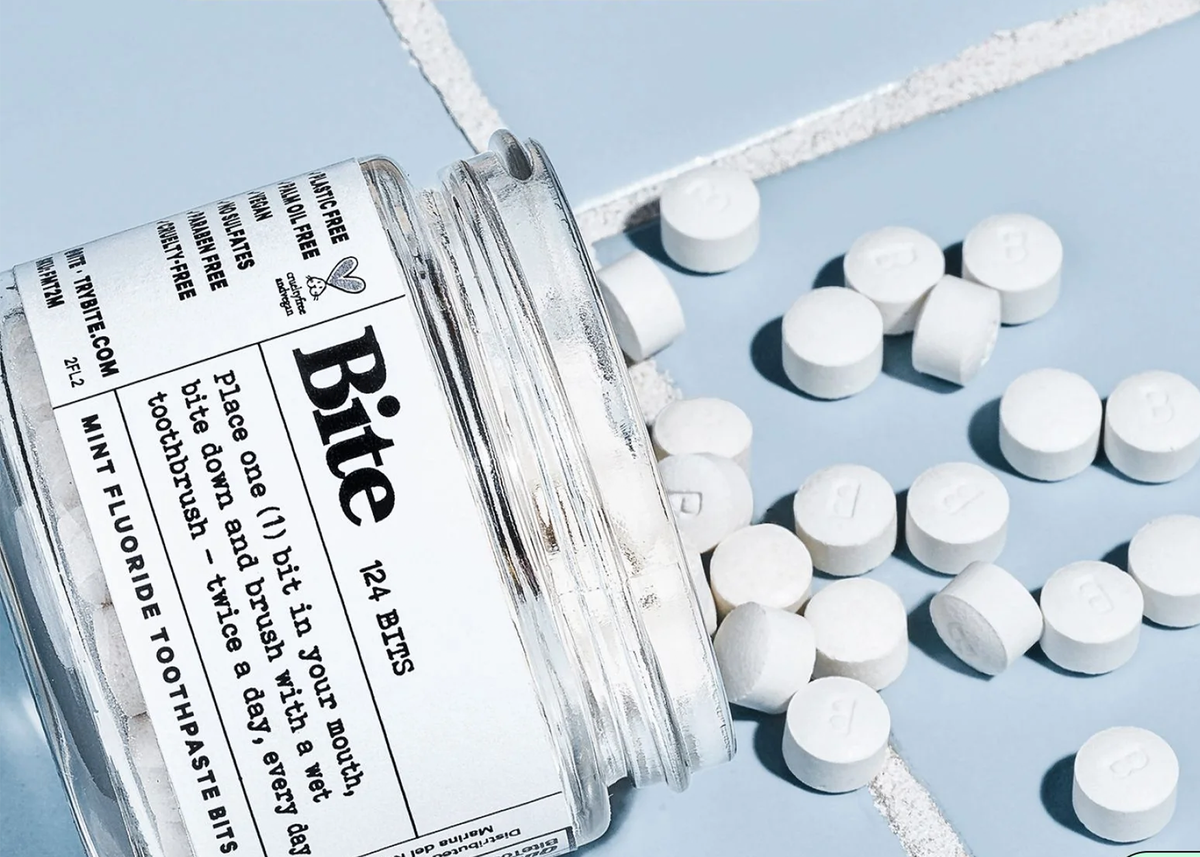 Bite Fluoride Toothpaste Bits – Woodland Mod