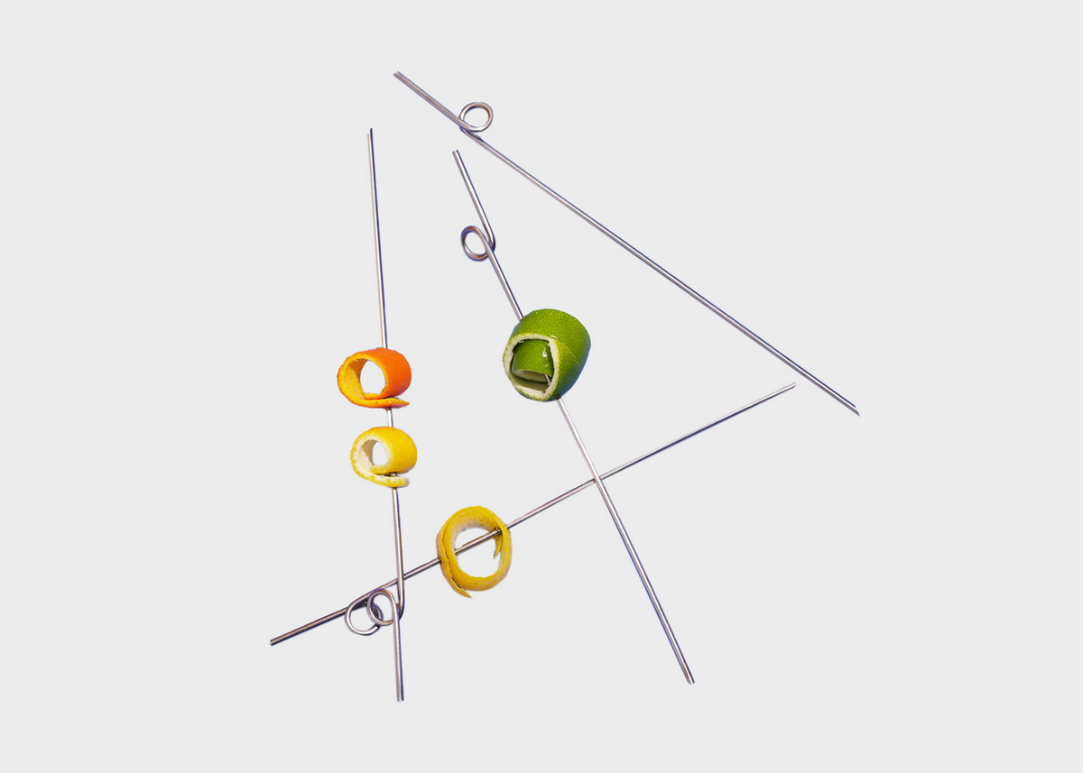 Cocktail Sticks Set Woodland Mod