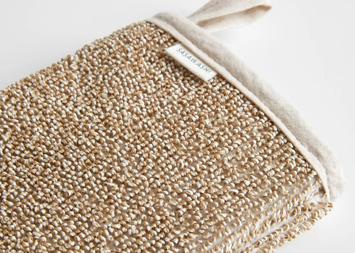 Sasawashi Deep Exfoliating Body Scrub Mitt – Woodland Mod