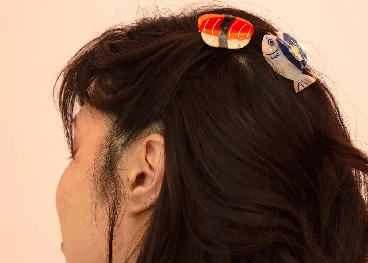 Dashi Mini Hair Claw – Woodland Mod