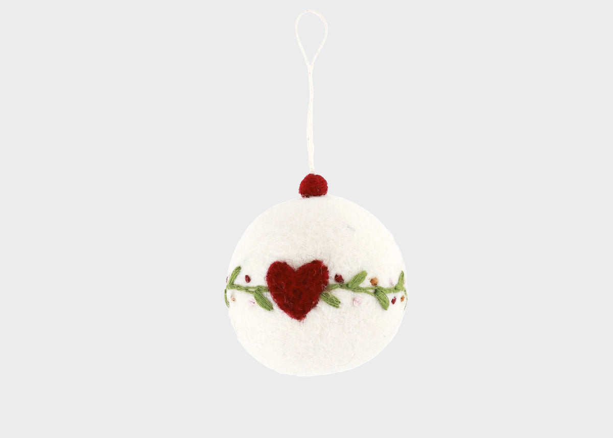 Felt Christmas Baubles – Woodland Mod