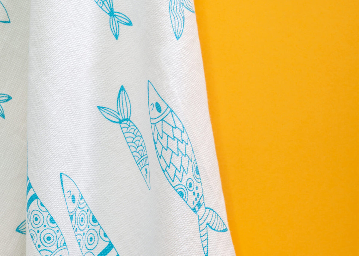 Sardine Kitchen Cloth – Woodland Mod