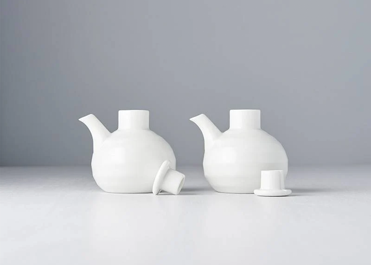 Soy Pot Matt White – Woodland Mod