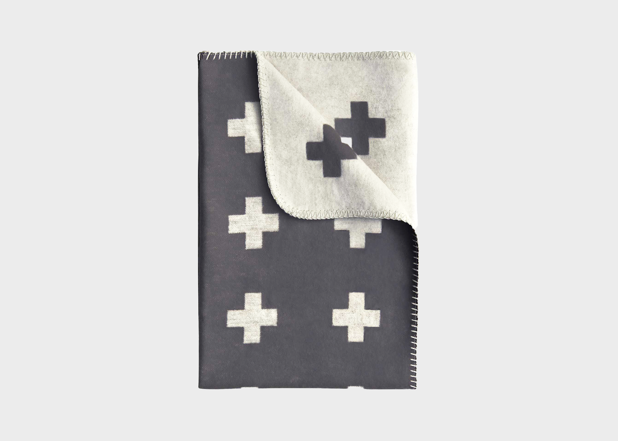 Pia Wallén Swedish Cross Blanket - Organic Cotton | Woodland Mod
